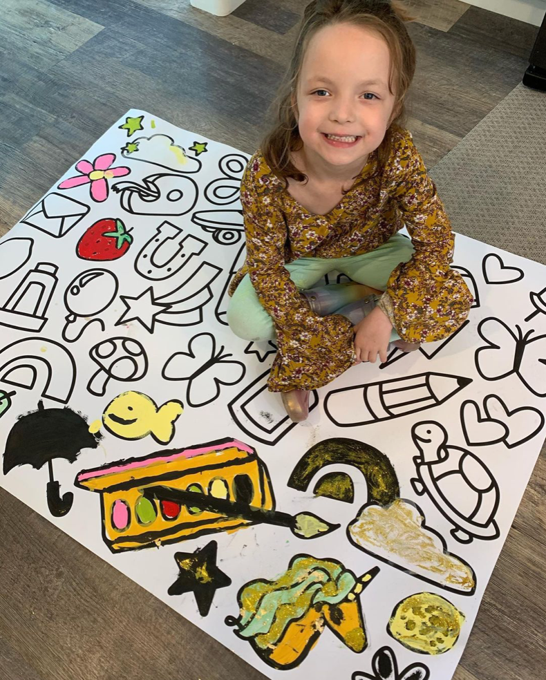 Giant Coloring Poster – tomatotomatocreative