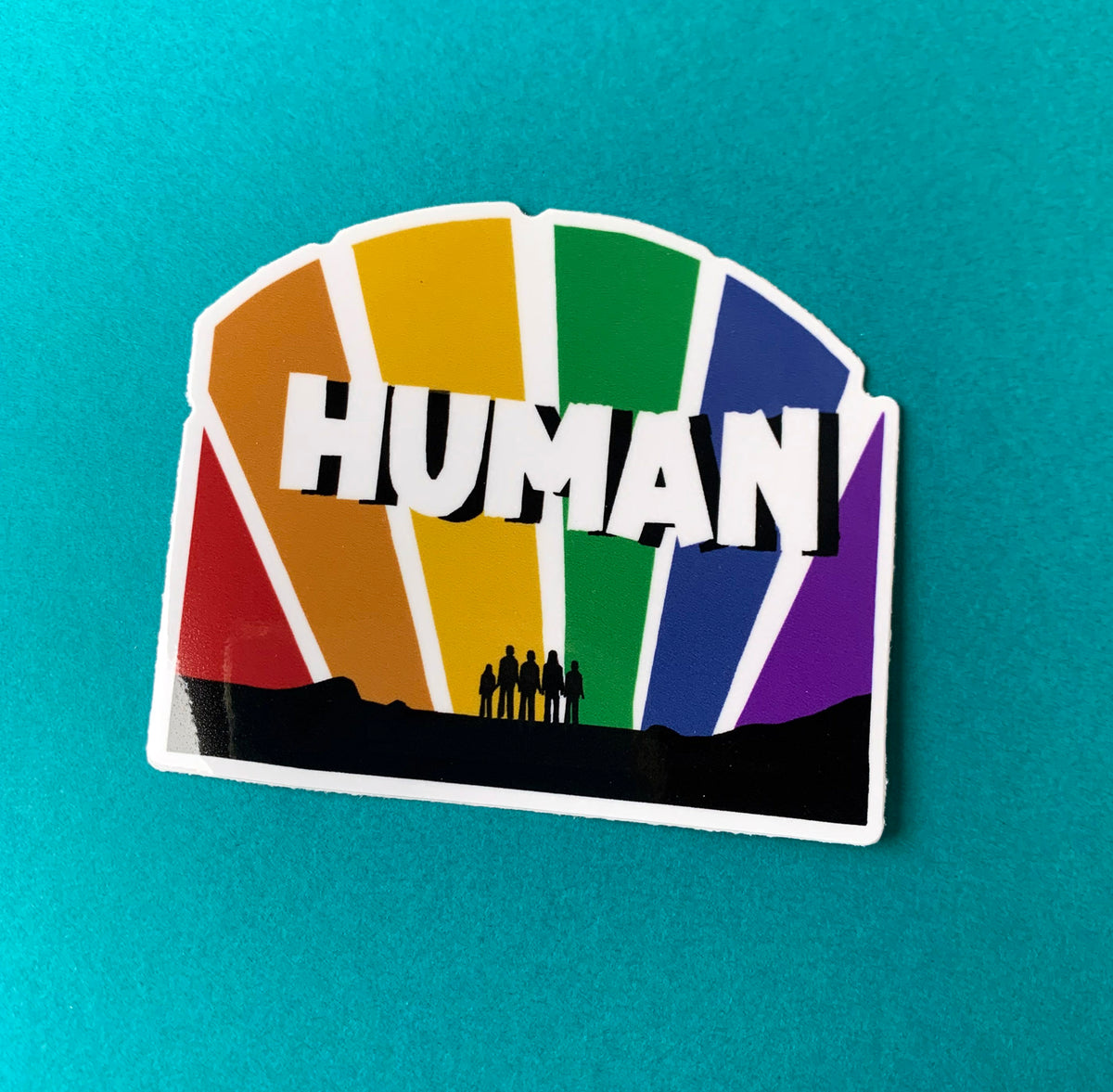 HUMAN Die Cut Sticker – tomatotomatocreative