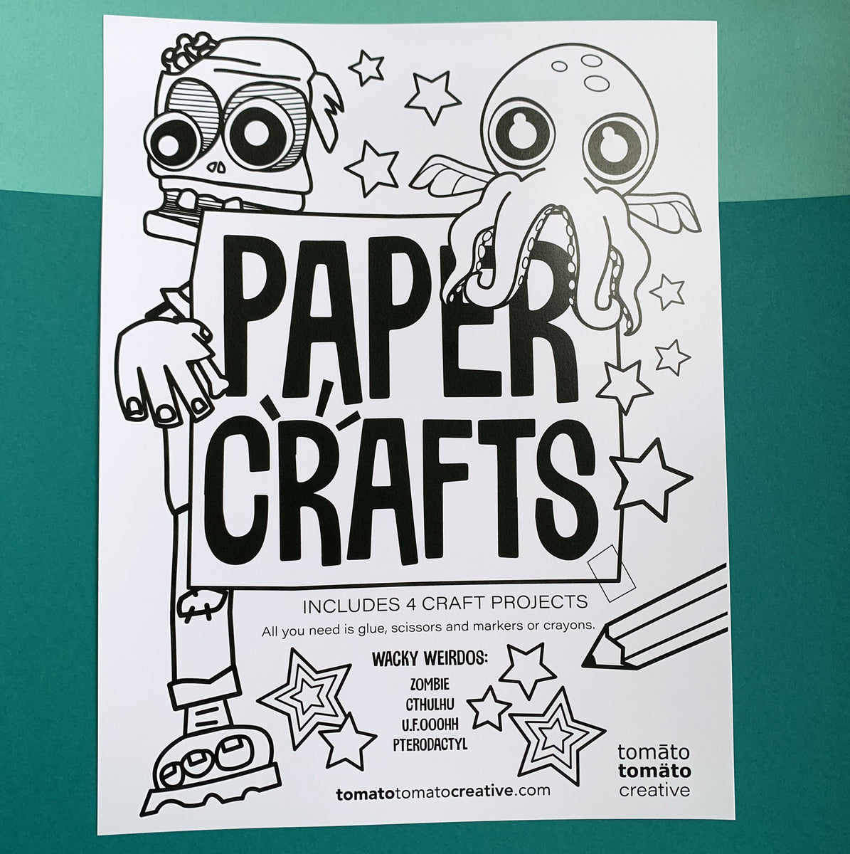 Wacky Weirdos Paper Craft – tomatotomatocreative